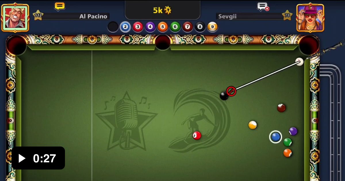 8 Ball Pool: 9 ball. Insane and legendary shot. - 9GAG