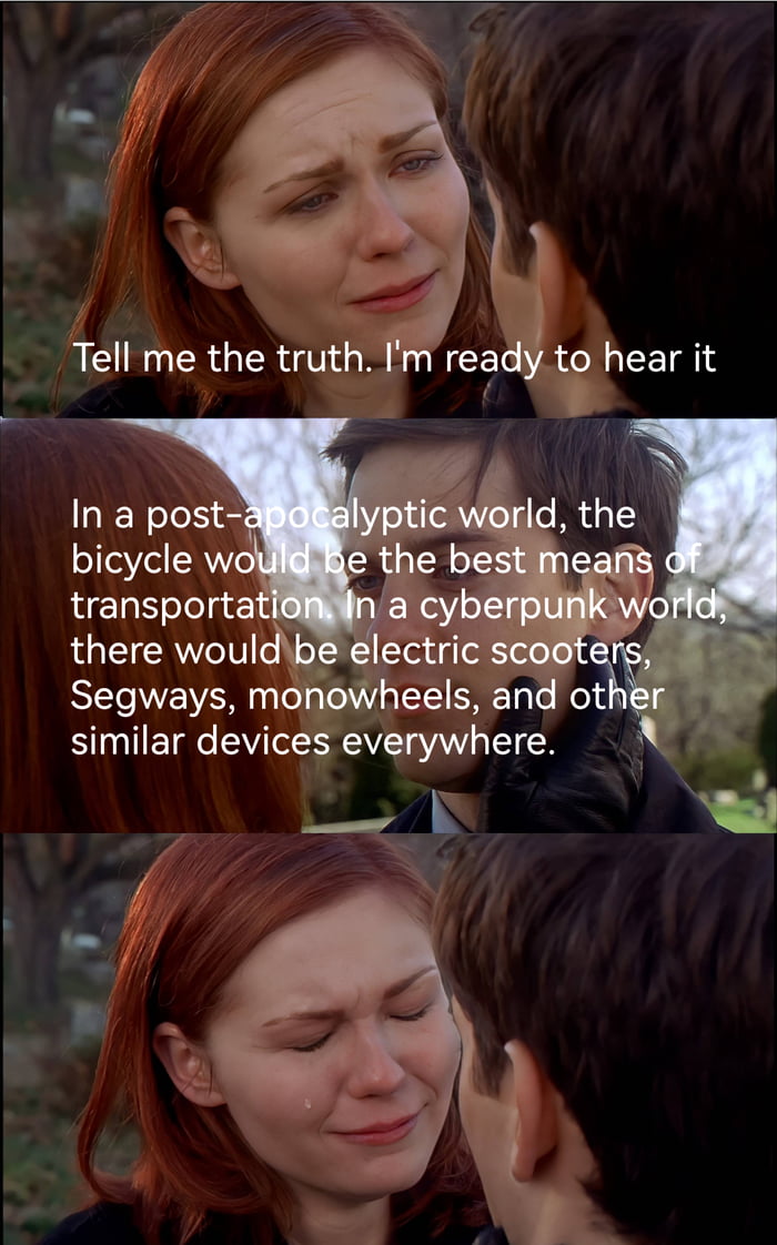 If Mad Max and Cyberpunk 2077 wanted to be realistic... - 9GAG