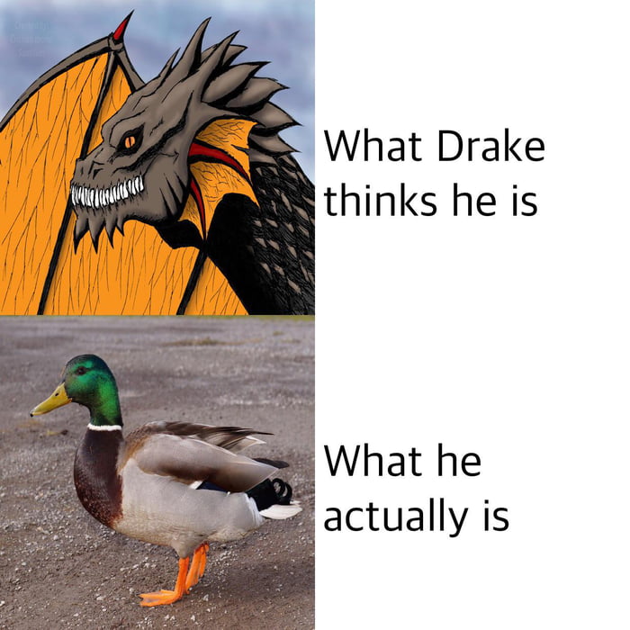 Drake vs. Drake: The ultimate identity crisis. - 9GAG