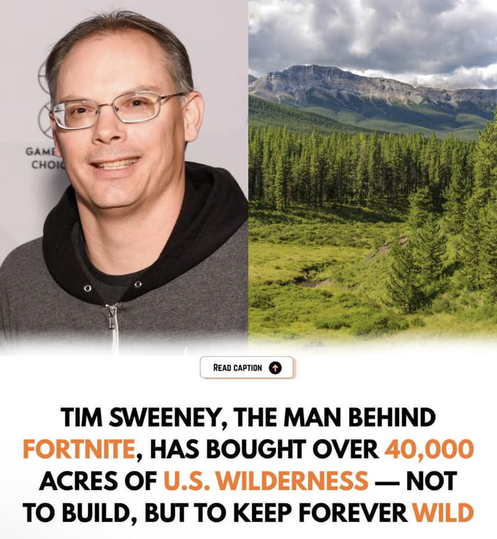 He began buying land back in 2008, mainly to conserve the land ...