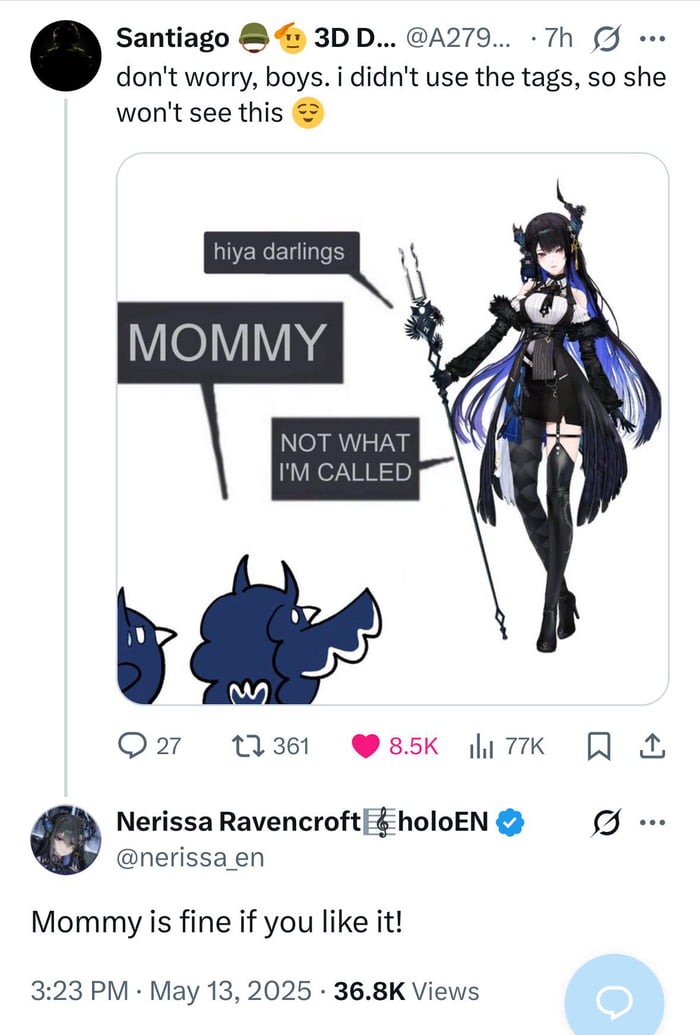 Nerissa confirms that she's okay with being called "Mommy" - 9GAG