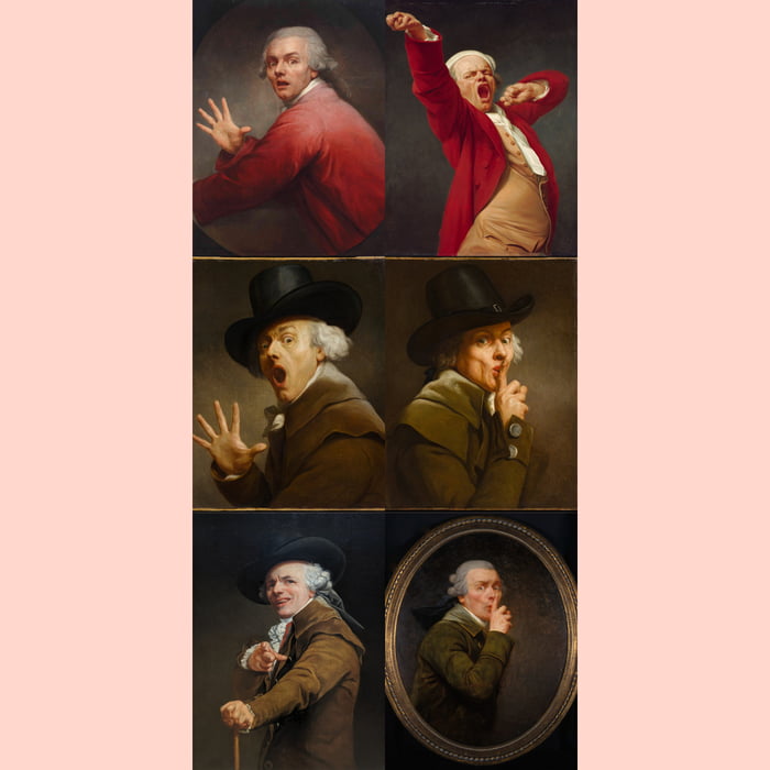Joseph Ducreux was a French artist known for his expressive and ...