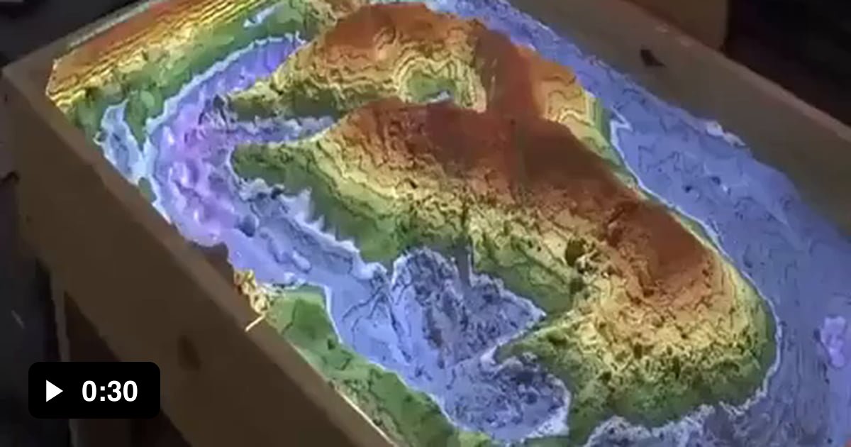 Interactive Topography Sandbox - 9GAG