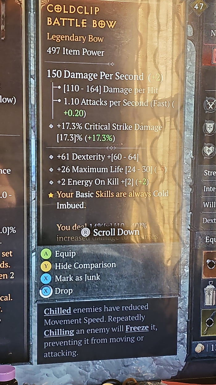 HELP! Right stick won't scroll - 9GAG