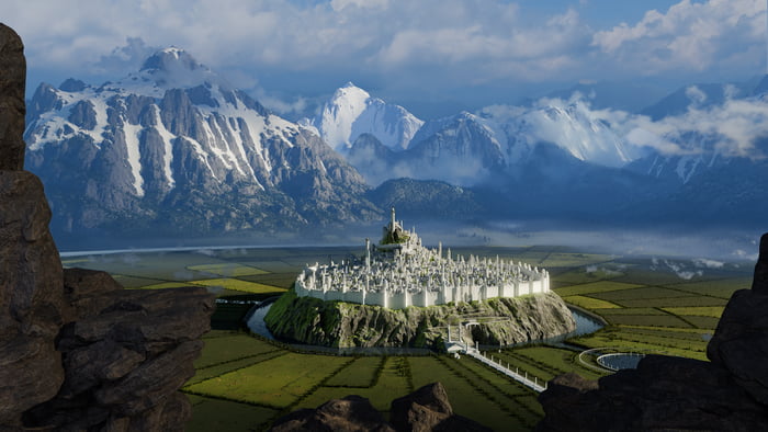 Gondolin fan art, made in Blender 3d (work in progress) - 9GAG