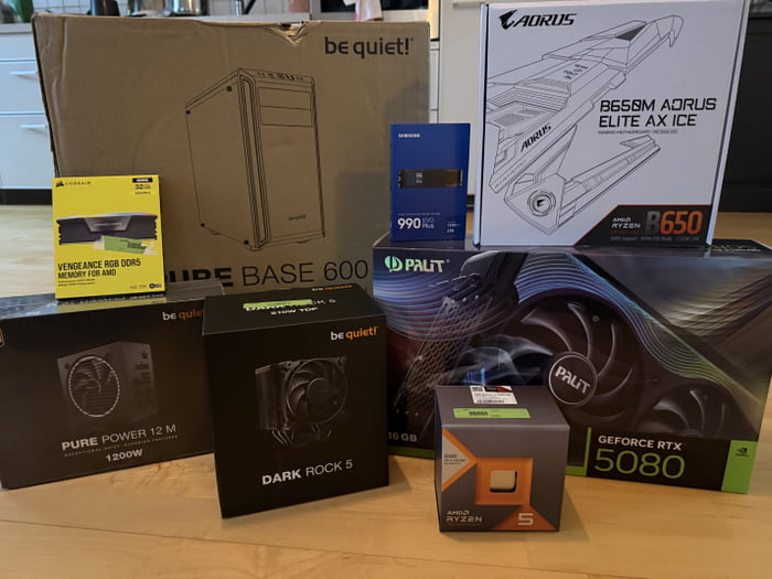 First upgrade since some years now - happy as gpu is from girlfriend ...