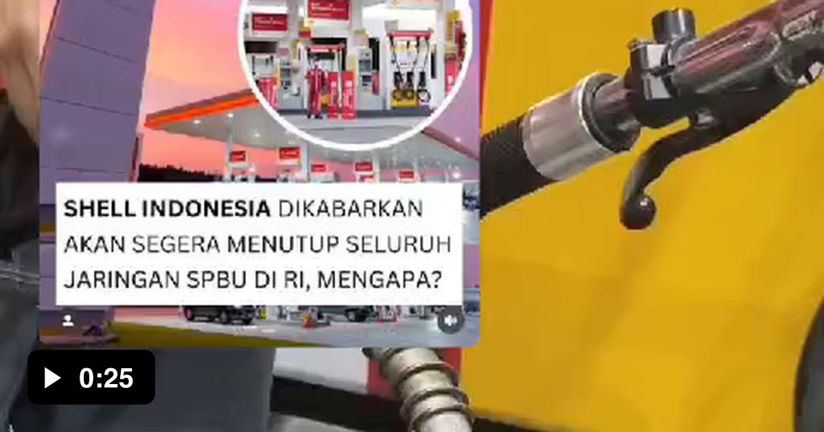 Semenjak ada pomp bensin shell di Indonesia, saya gak pernah lagi isi ...