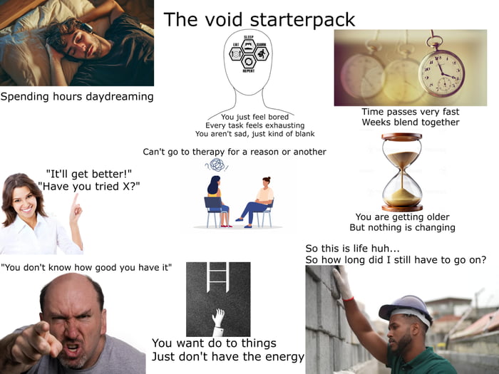 The void starterpack - 9GAG