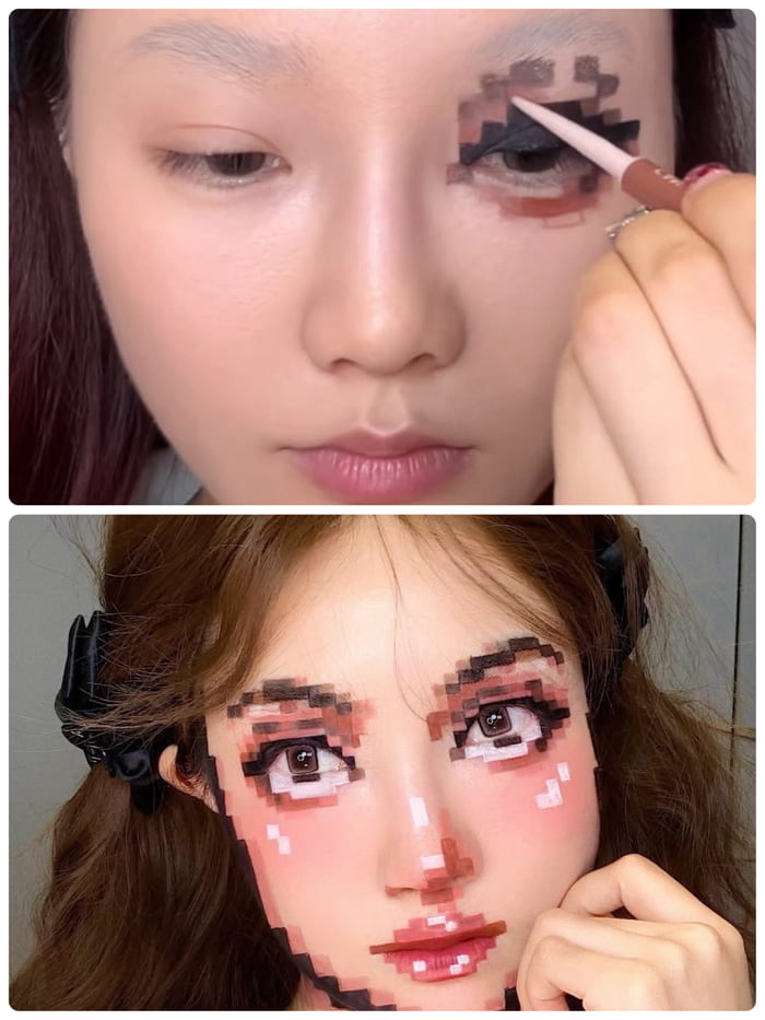 8 bit make up - 9GAG