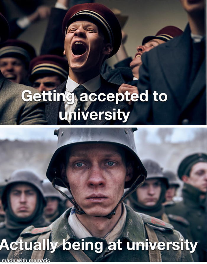 So much for the “ultimate college experience” - 9GAG