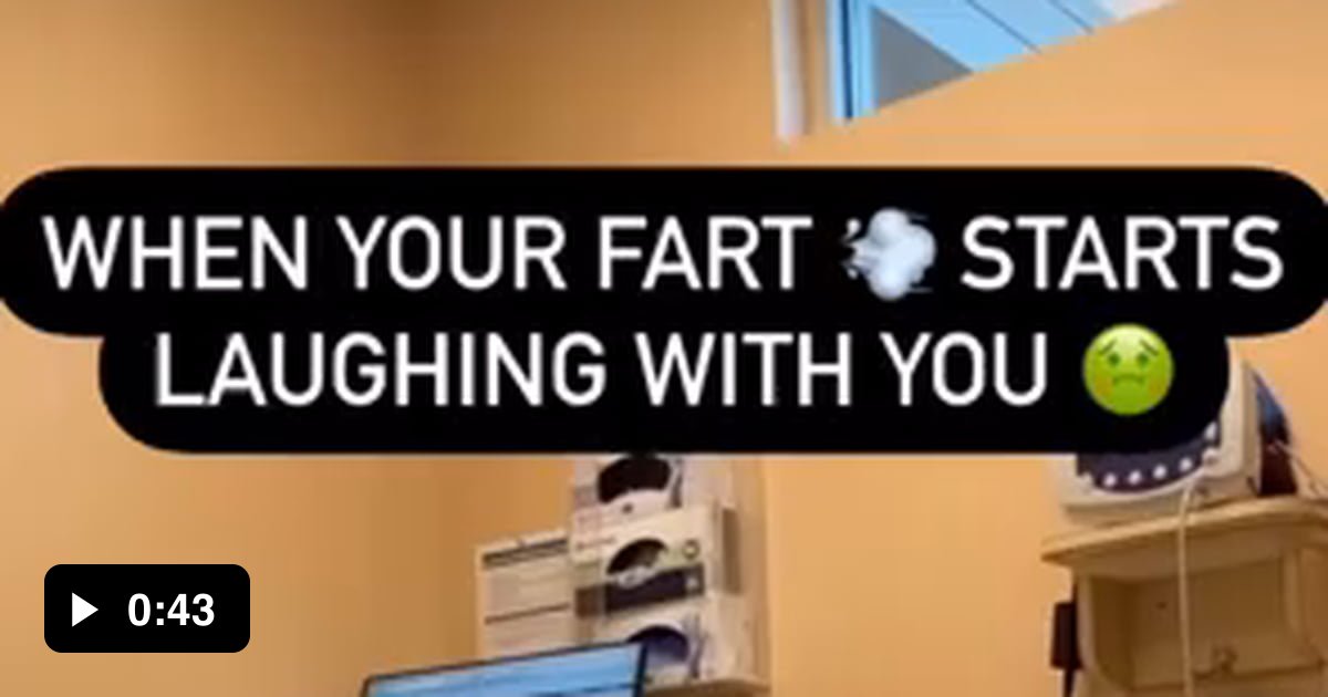 When the laugh hits you harder than the fart - 9GAG