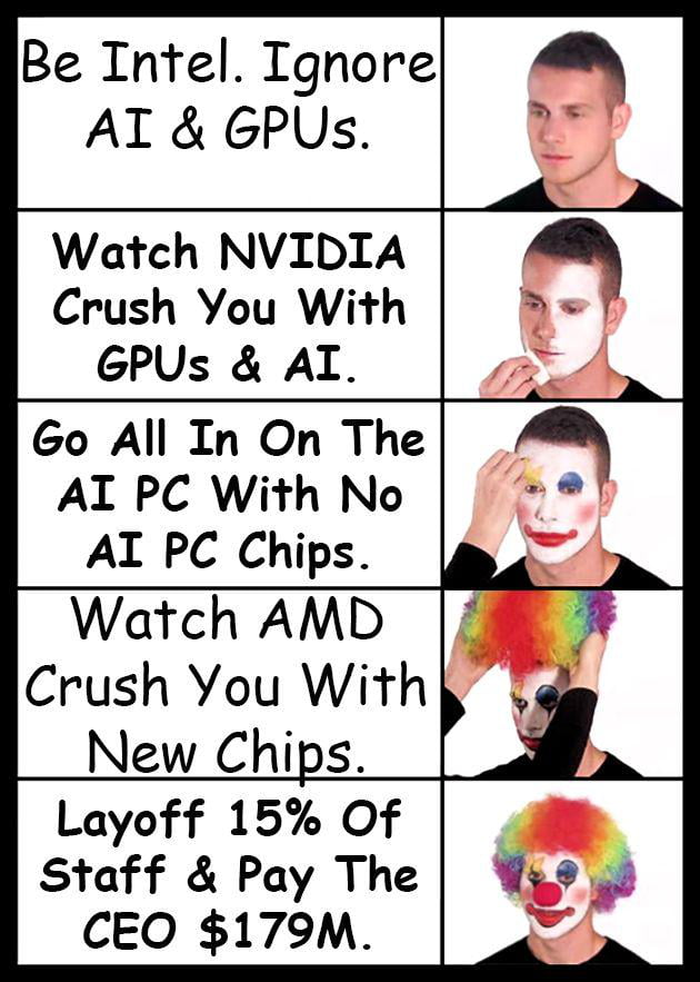 Don't be like Intel. - 9GAG