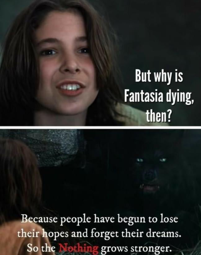 The NOTHING groes stronger everyday, soon it’s all lost. - 9GAG