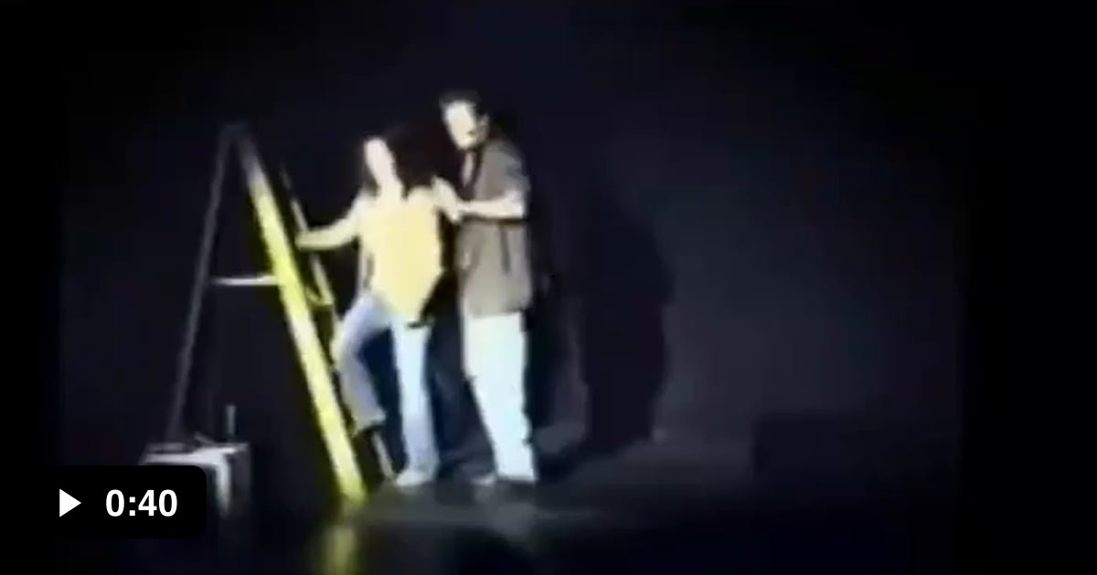 Mullet man trust fall - 9GAG