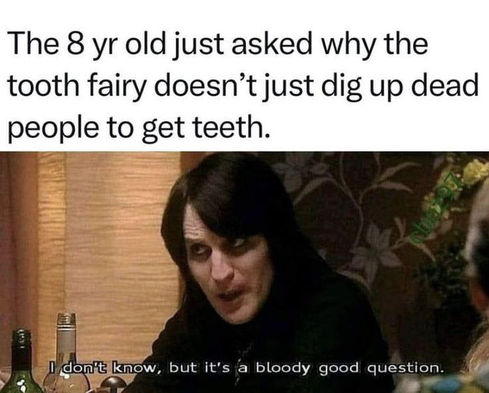 The kid raises a valid, if morbid, point. - 9GAG