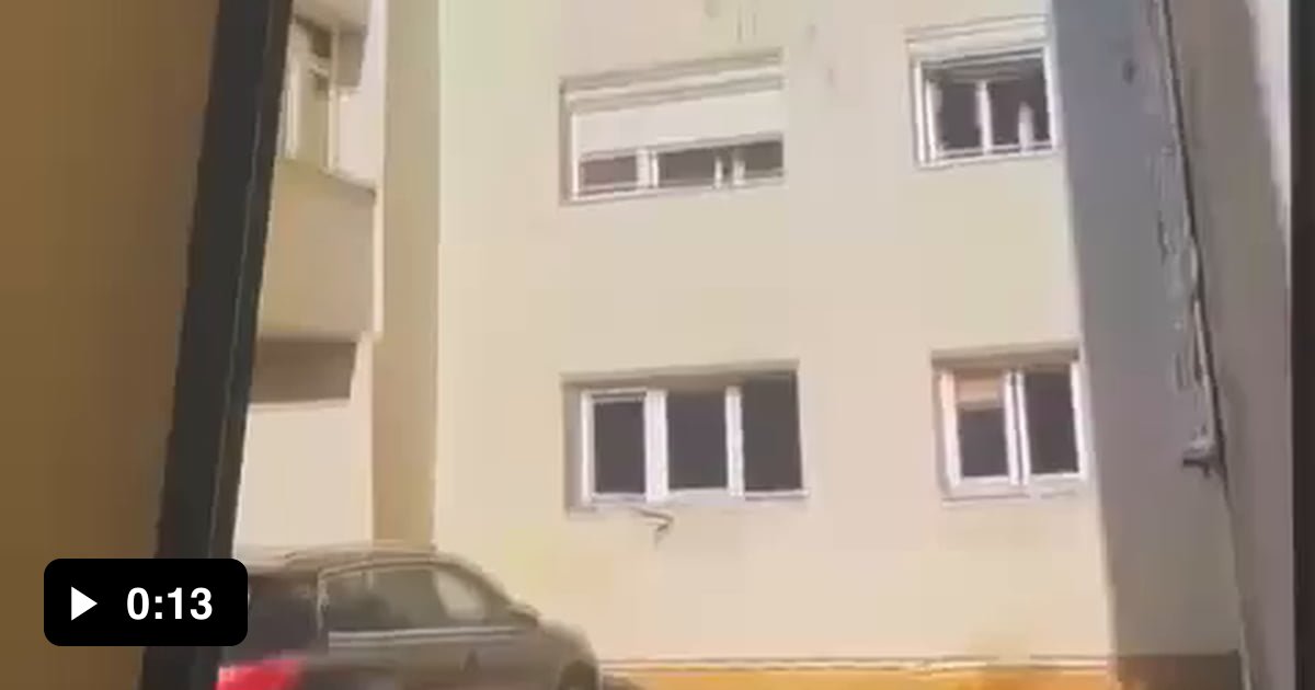 After an apartment explosion, a guy was thrown all the way across the ...