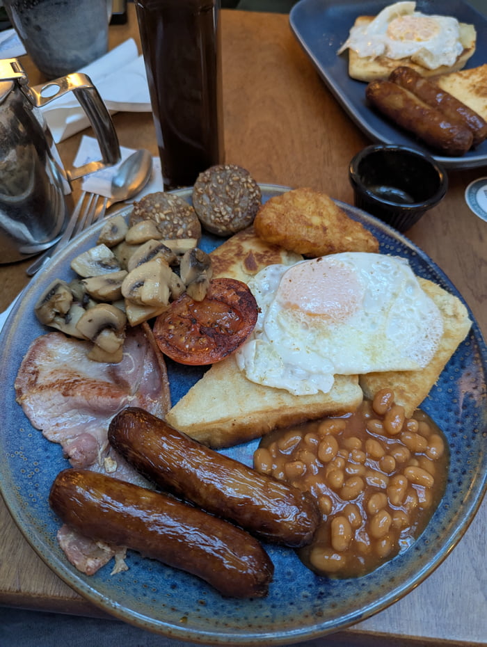 That's what U call an Irish fry, tea included shimna café, Newcastle ...