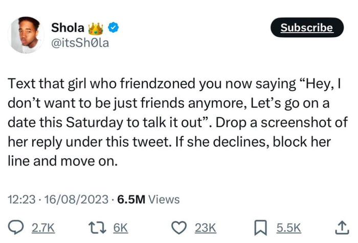 Bold or desperate? Twitter says to confront your friendzone like this - 9GAG