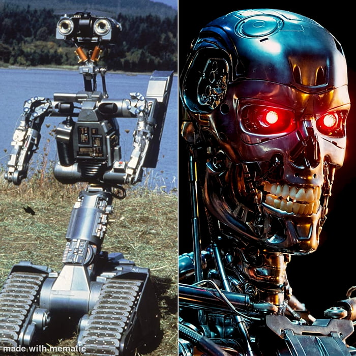 80s predicted the two possible paths AI will take. - 9GAG