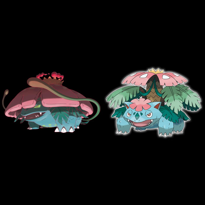 Does anyone else think G-Max Venusaur is a way better design than Mega ...