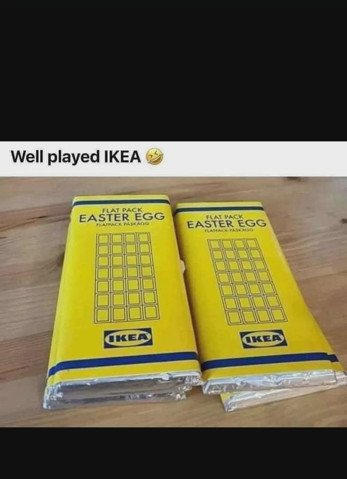 Well played IKEA flat pack Easter egg - 9GAG