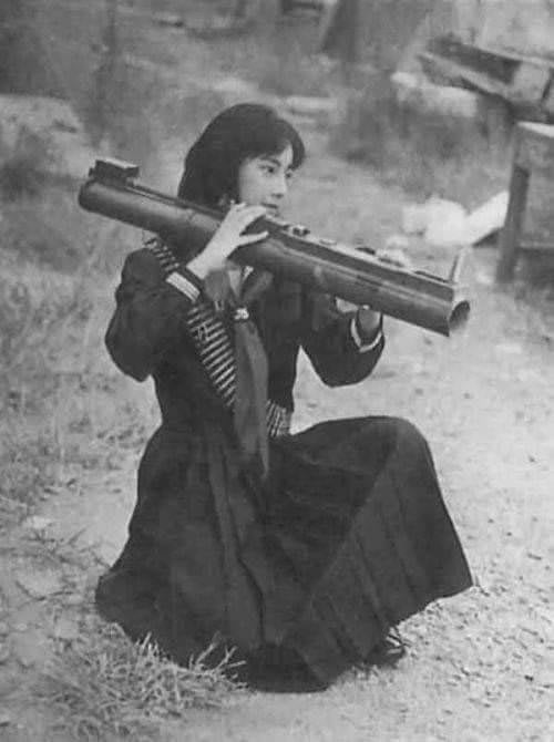 Fusako Shigenobu, leader of the Japanese Red Army in 1972. Now this is ...