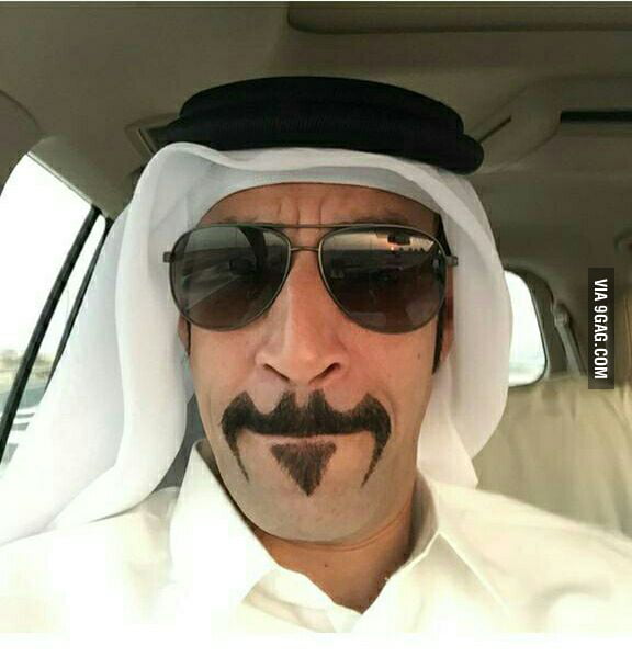 BATSTACHE :) - 9GAG