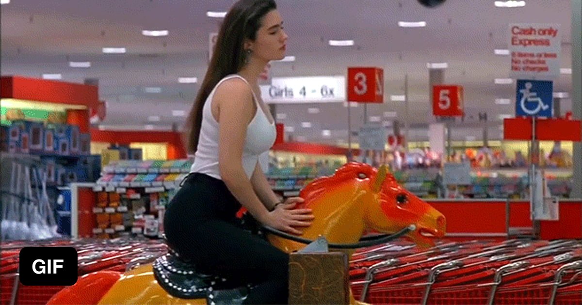 Jennifer Connelly riding - 9GAG