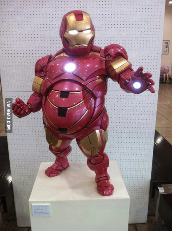 If fat people want to be ironman - 9GAG