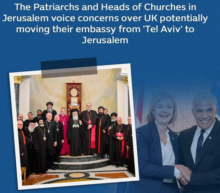 Jerusalem church leaders expressed grave concern about the UK ...