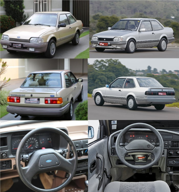 1990 Brazilian bastards. Ford Verona GLX and Vw Apollo GLS. Both with ...