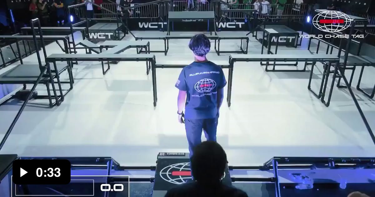 A game of Professional Tag where players try to tag their opponent ...