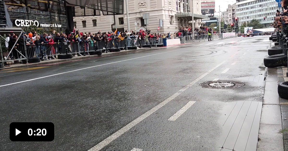 RB7 at the Red Bull Show run - 17.09.2022 Belgrade - 9GAG