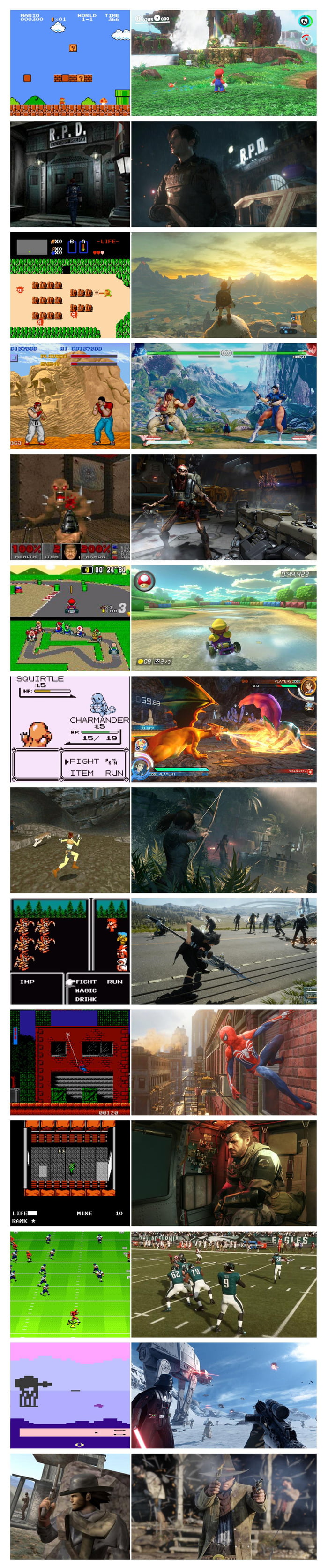 Graphics Then vs Graphics Now - 9GAG