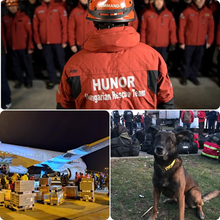 Hungarians are sending their best rescue team the "Hunor" - 9GAG