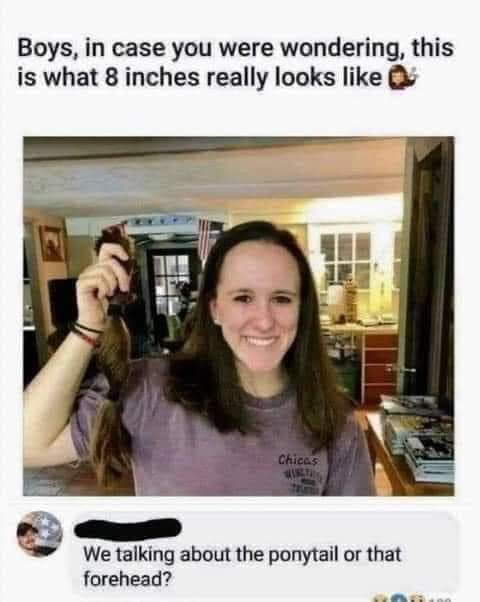Big ass forehead - 9GAG