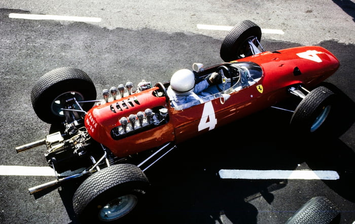 1964/65 Ferrari 158. V8 engine. It was the first Ferrari Formula One ...