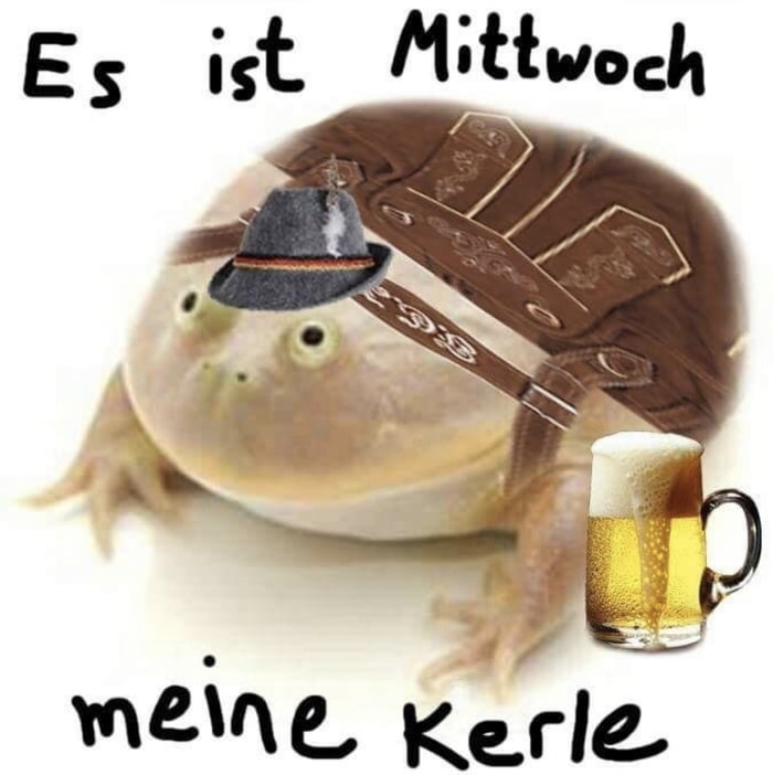German Wednesday frog - 9GAG