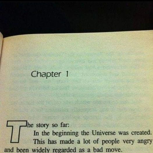 One of the best opening lines i have read - 9GAG