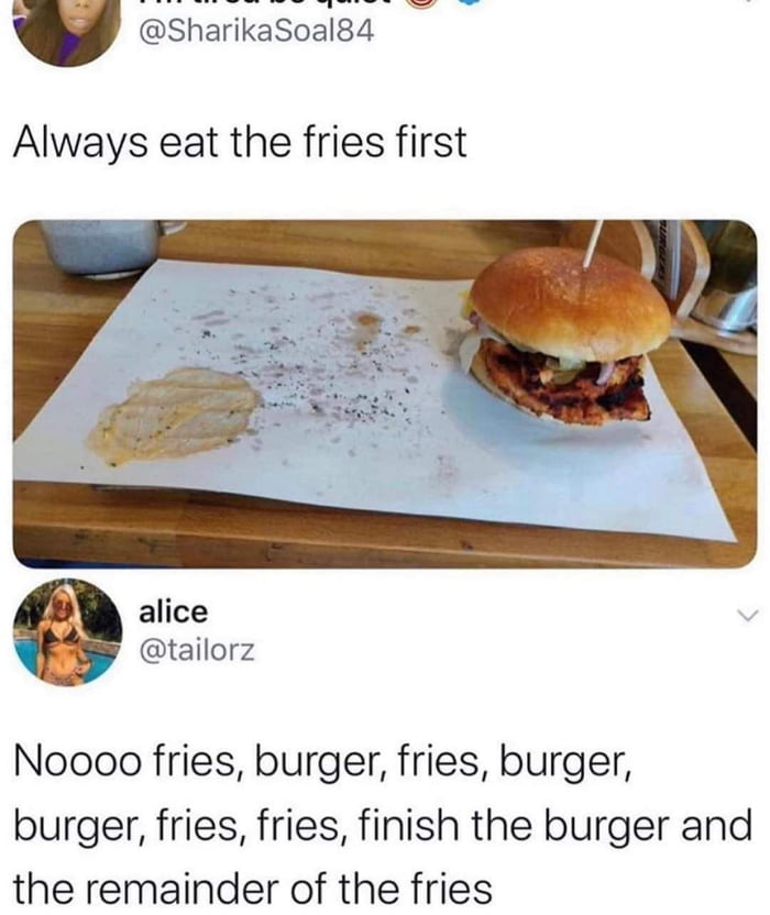 Fast food rules - 9GAG