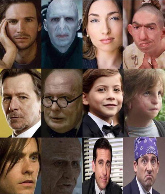 Amazing transformations of famous actors for their roles. - 9GAG