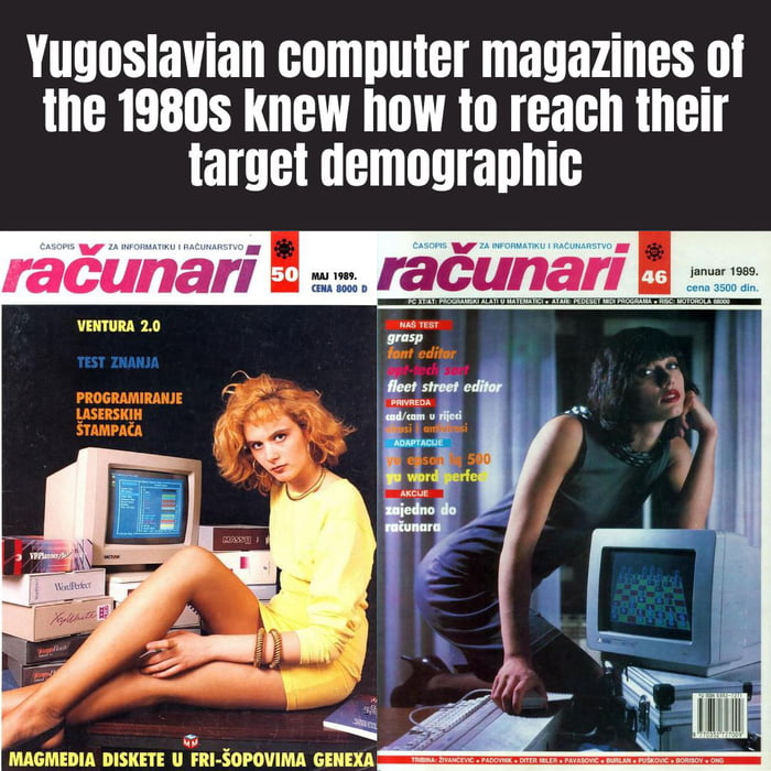 I had no idea so many young Yugoslavian ladies were interested in computers - 9GAG