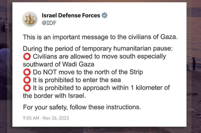 IDF does not know what a ceasefire means...also..why the sea? People have no water nor food and ...