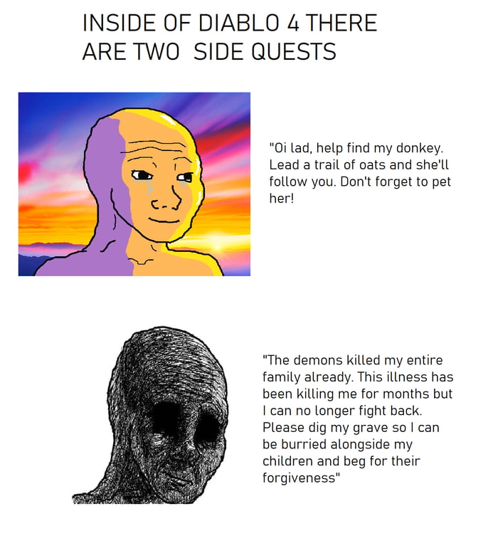 How side quests feel - 9GAG