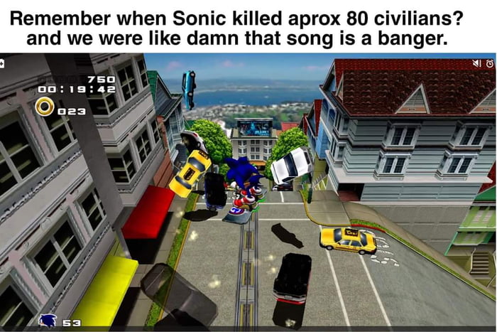 Sonic manslaughter - 9GAG
