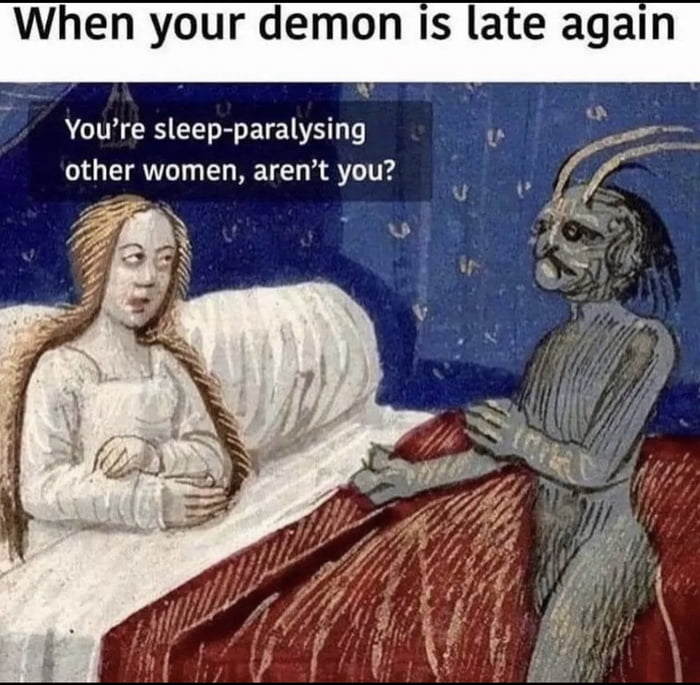 Sleep paralysis - 9GAG