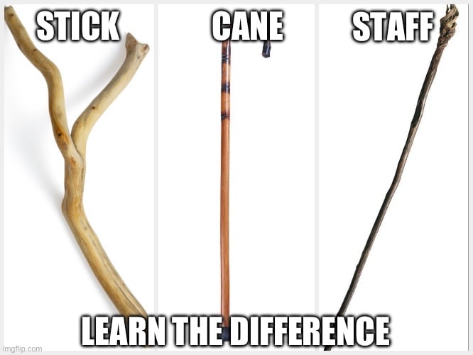 I can certainly appreciate a good stick as much as the next man. But y ...