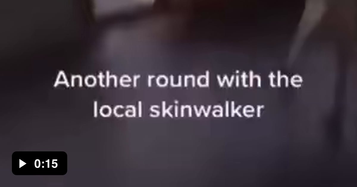 Man goes 1 round with Skinwalker and does what? #scary - 9GAG