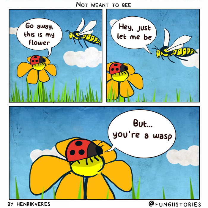 A wasp is nothing more than a wanna-bee - 9GAG