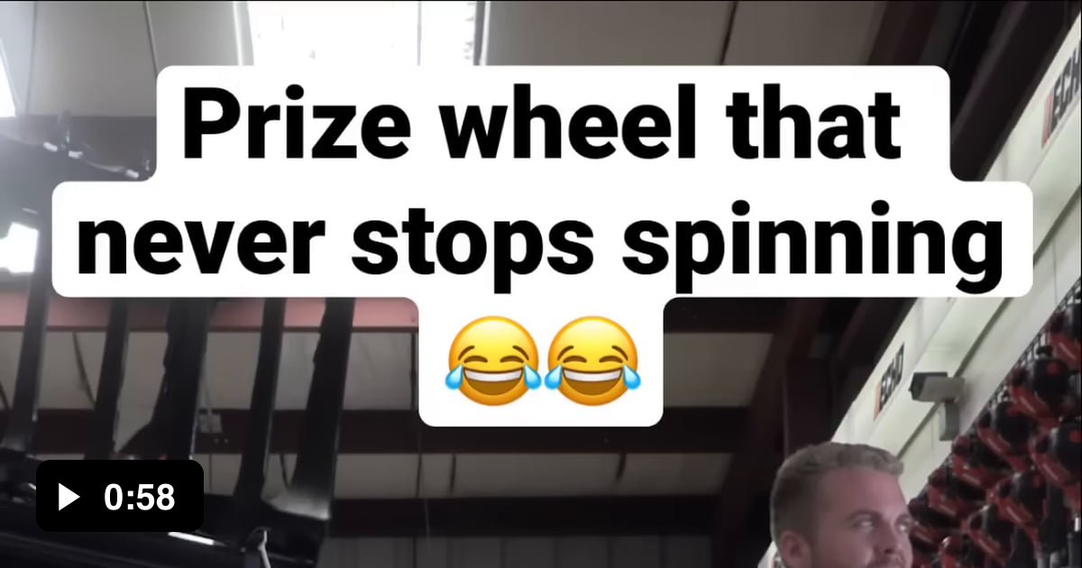Why is there an option to spin again - 9GAG